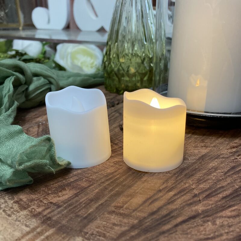 LED Tea-Light Candles - White | Wedding Decor for Hire